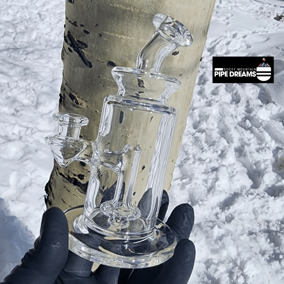 Dab Rig by Mad Rob Glass (10mm) - Rocky Mountain Pipe Dreams