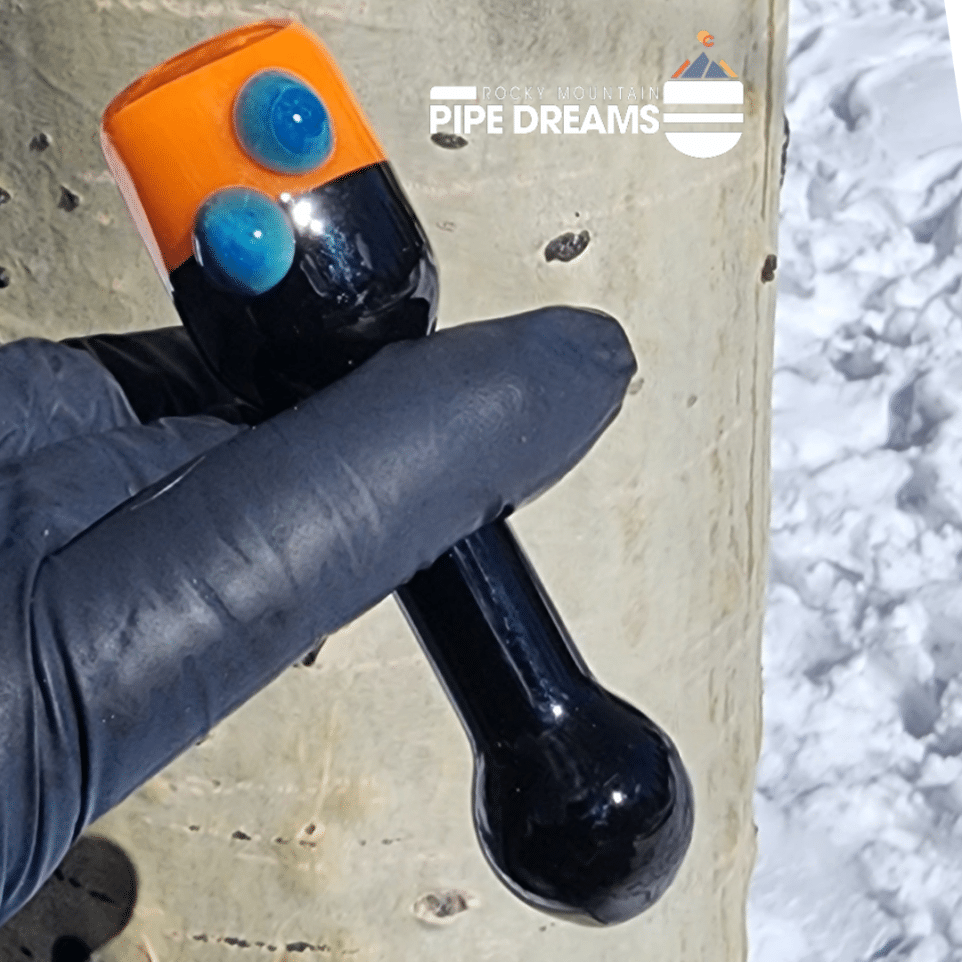 Glass Herb Chillum by Dustorm Glass - Rocky Mountain Pipe Dreams