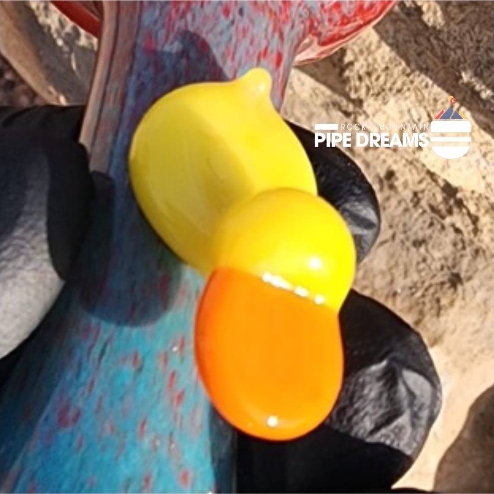 glass hand pipe american made art rubber ducks - Rocky Mountain Pipe Dreams